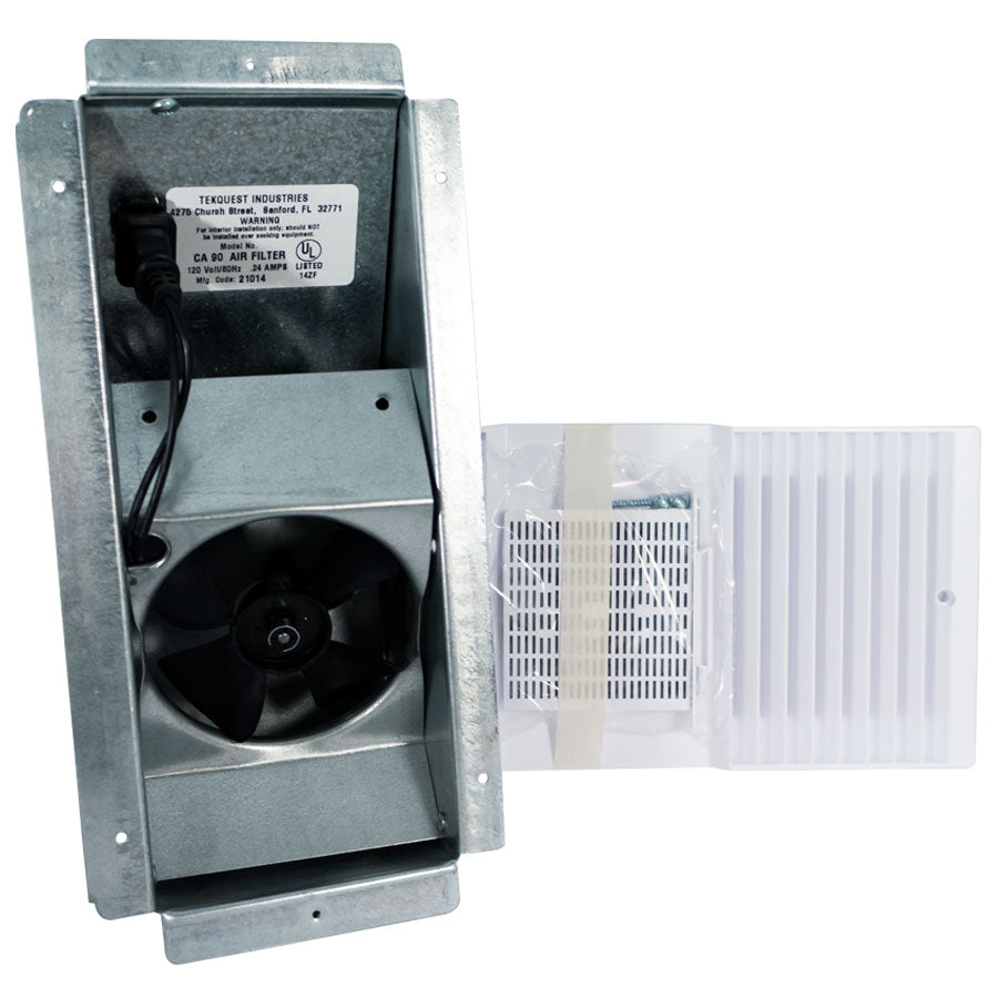 Rush Hampton CA90/2300 Ductless Fan, Complete Unit, White (SKU 12221)
