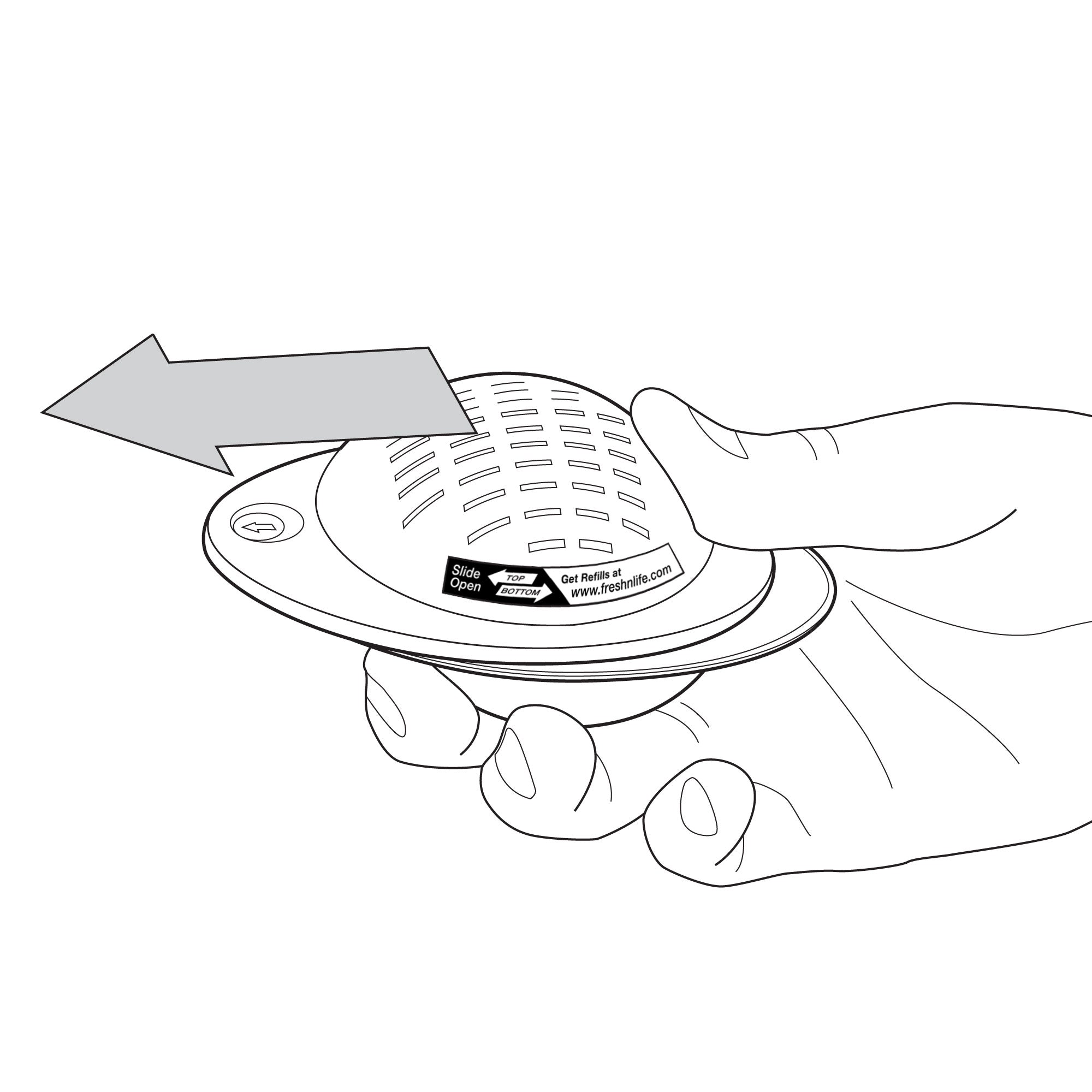 Fresh’n Fridge Refrigerator Odor Eliminator, Refillable Twin Pack (SKU ...