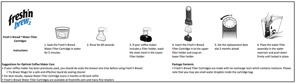 Fresh'n Brew2 Cartridges for Keurig Brewers 6ct (SKU 63095) – Rush Hampton